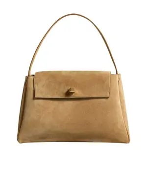 Khaite Audrey Top Handle Bag - Brown