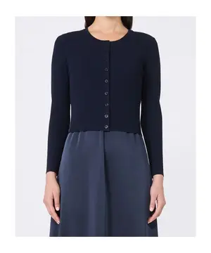 Max Mara Cropped Knitted Cardigan