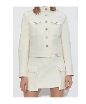 TOM FORD Flap Pocket Cropped Jacket