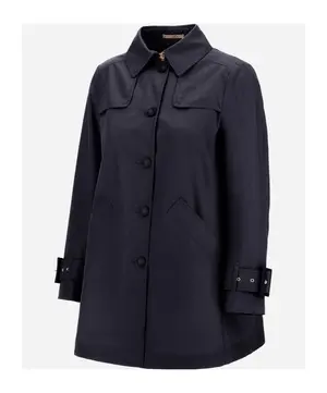 Herno Long Sleeved Buttoned Trench Coat