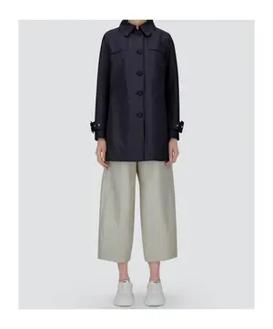 Herno Long Sleeved Buttoned Trench Coat
