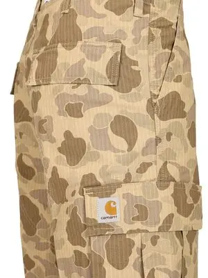 Carhartt Work In Progress Camouflage-pattern Cargo Shorts