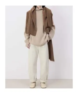 LEMAIRE Logo-appliqué Scarf