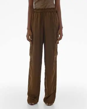 Helmut Lang Pull-on Wide-leg Cargo Pants