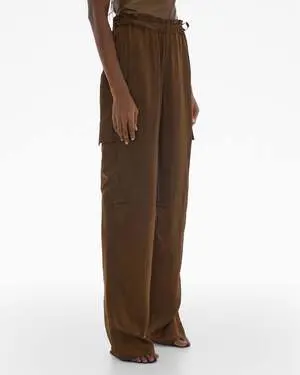Helmut Lang Pull-on Wide-leg Cargo Pants