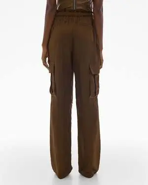 Helmut Lang Pull-on Wide-leg Cargo Pants