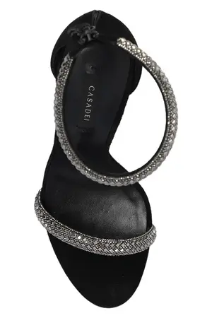 Casadei Scarlet Stratosphere 100mm Crystal-embellished Sandals