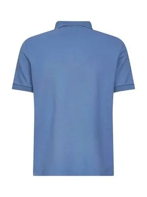 Stone Island Logo Patch Short Sleeved Polo Shirt
