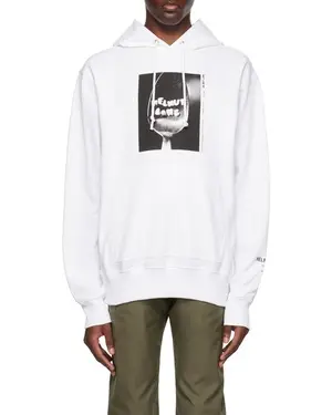 Helmut Lang Hooded Sweater - White