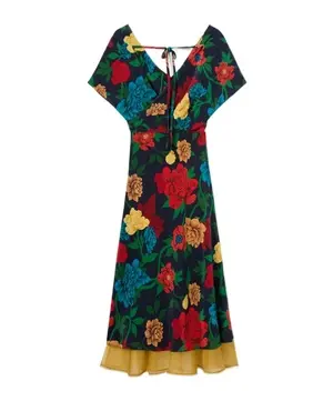 La DoubleJ Floral A-line Dress