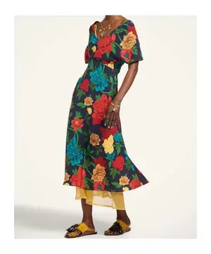La DoubleJ Floral A-line Dress