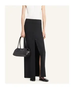 COURREGES Buttoned Long Skirt