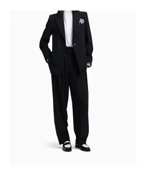 Emporio Armani Playing Card-patch Pocket Blazer