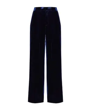 Etro Wide-leg Velvet Trousers