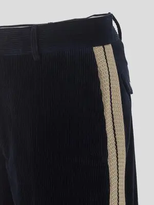 Palm Angels Side Stripe Detailed Corduroy Trousers