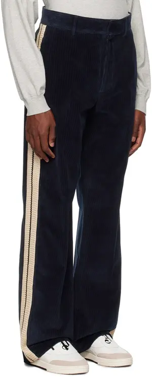 Palm Angels Side Stripe Detailed Corduroy Trousers