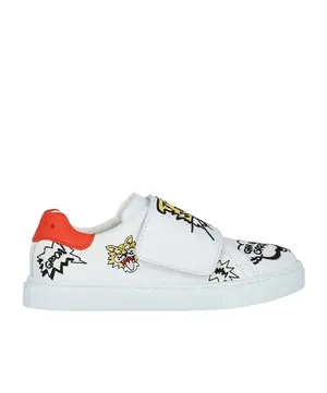 Kenzo Round Toe Casual Shoes - White