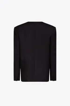 AREA Collarless Suit Jacket