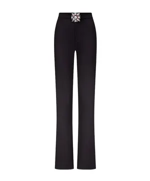 AREA Straight-leg Casual Pants - Black