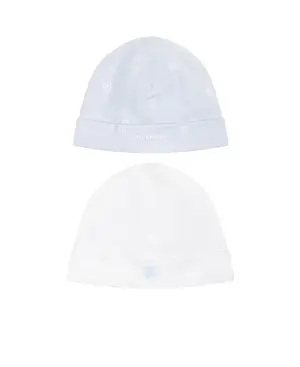 Givenchy 4g Ribbed-knit Pull-on Hats - White
