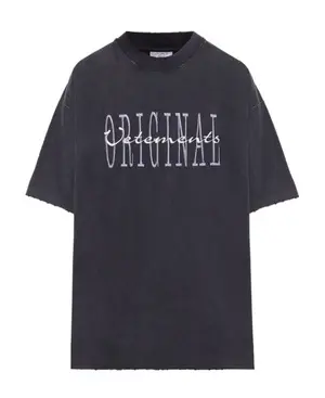 Vetements Original Logo T-shirt - Black