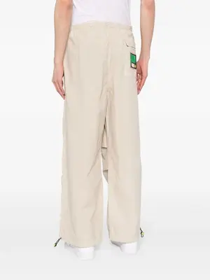 BARROW Panelled Cotton Wide-leg Trousers