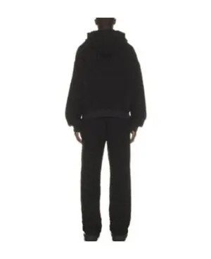 Off-White All-over Patterned Drawstring Hoodie