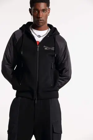 Dsquared2 Logo Printed Hooded Jacket