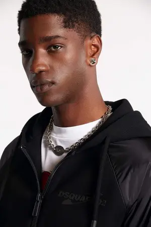 Dsquared2 Logo Printed Hooded Jacket