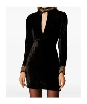 TWINSET Embroidered Mini Dress