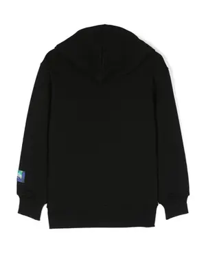 MSGM Logo-print Cotton Hoodie