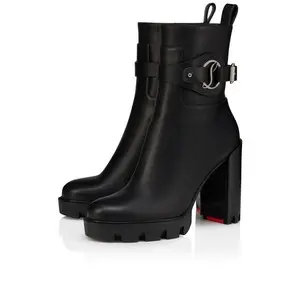 CHRISTIAN LOUBOUTIN Dianouchette Lug Ankle Boots