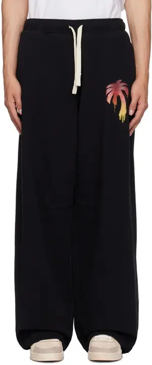Palm Angels I Love Pa Drawstring Wide-leg Track Pants
