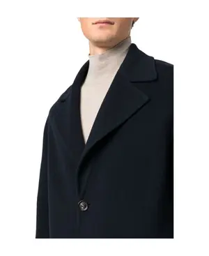 LARDINI Long Sleeve Single-breasted Coat