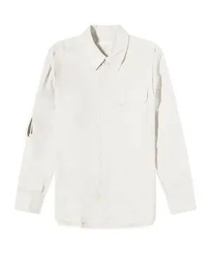 Helmut Lang Cotton-linen Twill Shirt - White