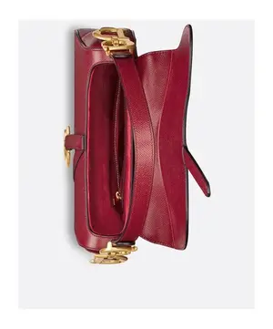 Dior Saddle Bag With Adjustable Shoulder Strap - Cherry Red