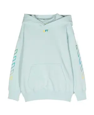 Off-White Diag-stripe-print Cotton Hoodie