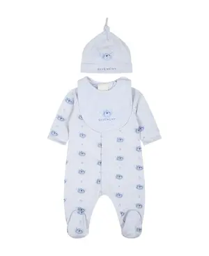 Givenchy Logo-print Cotton Babygrow Set - No