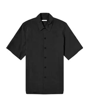 Helmut Lang Camp Short-sleeved Shirt - Black