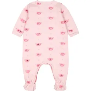 Givenchy Teddy Bear Print Babygrow Set With Hat And Bib