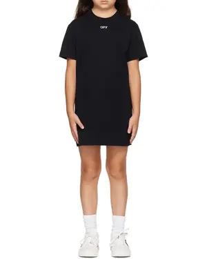 Off-White Off Stamp Cotton T-shirt Dress