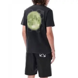 Off-White Super Moon-print Cotton T-shirt