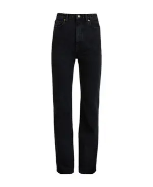 Khaite High-waisted Straight-leg Jeans