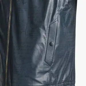 Berluti Long-sleeved Zipper Leather Jacket