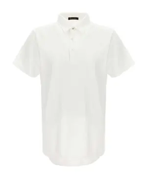 Loro Piana Buttoned Polo Shirt - White