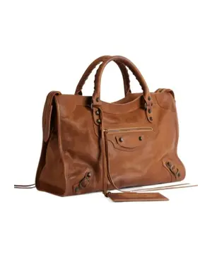 Balenciaga Le City Medium Tote Bag - Caramel
