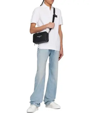 Dolce & Gabbana Dolce Gabbana Logo Printed Zipped Messenger Bag