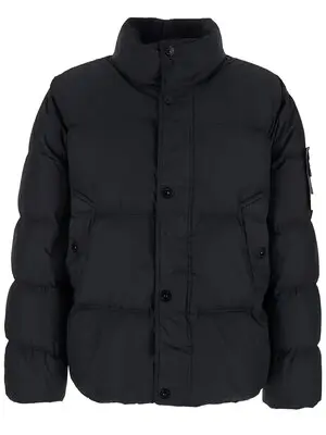 Stone Island Down Jacket - Black