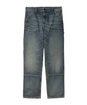 Carhartt Work In Progress Double Knee Jeans - Blue