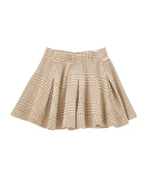 Monnalisa Check-pattern Flared Skirt